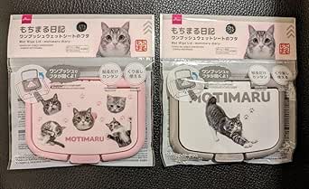 Amazon.co.jp: *Set of 2 * Mochimaru Diary One Push Wet Sheet Lid Daiso ...