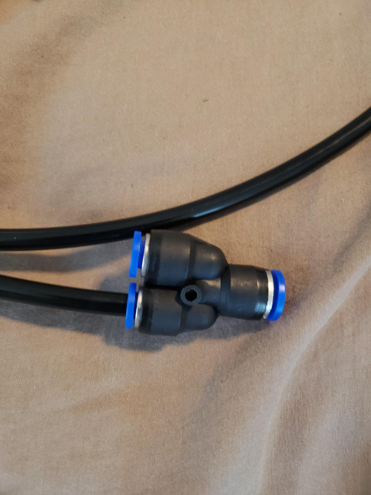 Amazon.com: Fuel Line Connector Quick Connect Tee 3/8 to 1/4 on Branch ...