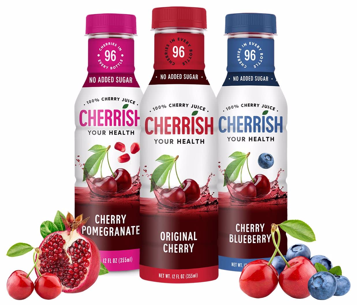 Amazon.com : CHERRiSH 100% Tart Cherry Juice (Cherry Variety, 12 Pack ...