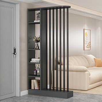 Amazon.com: 39.4in/100cm Entrance Hall Partition Screen, Wooden Room ...