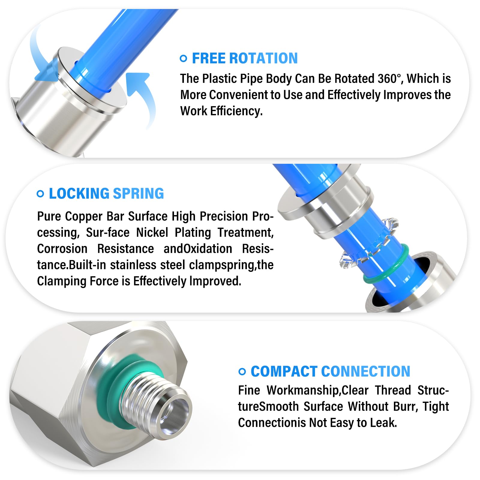 Snapklik.com : TAILONZ PNEUMATIC 304 Stainless Steel Male Straight 6MM ...