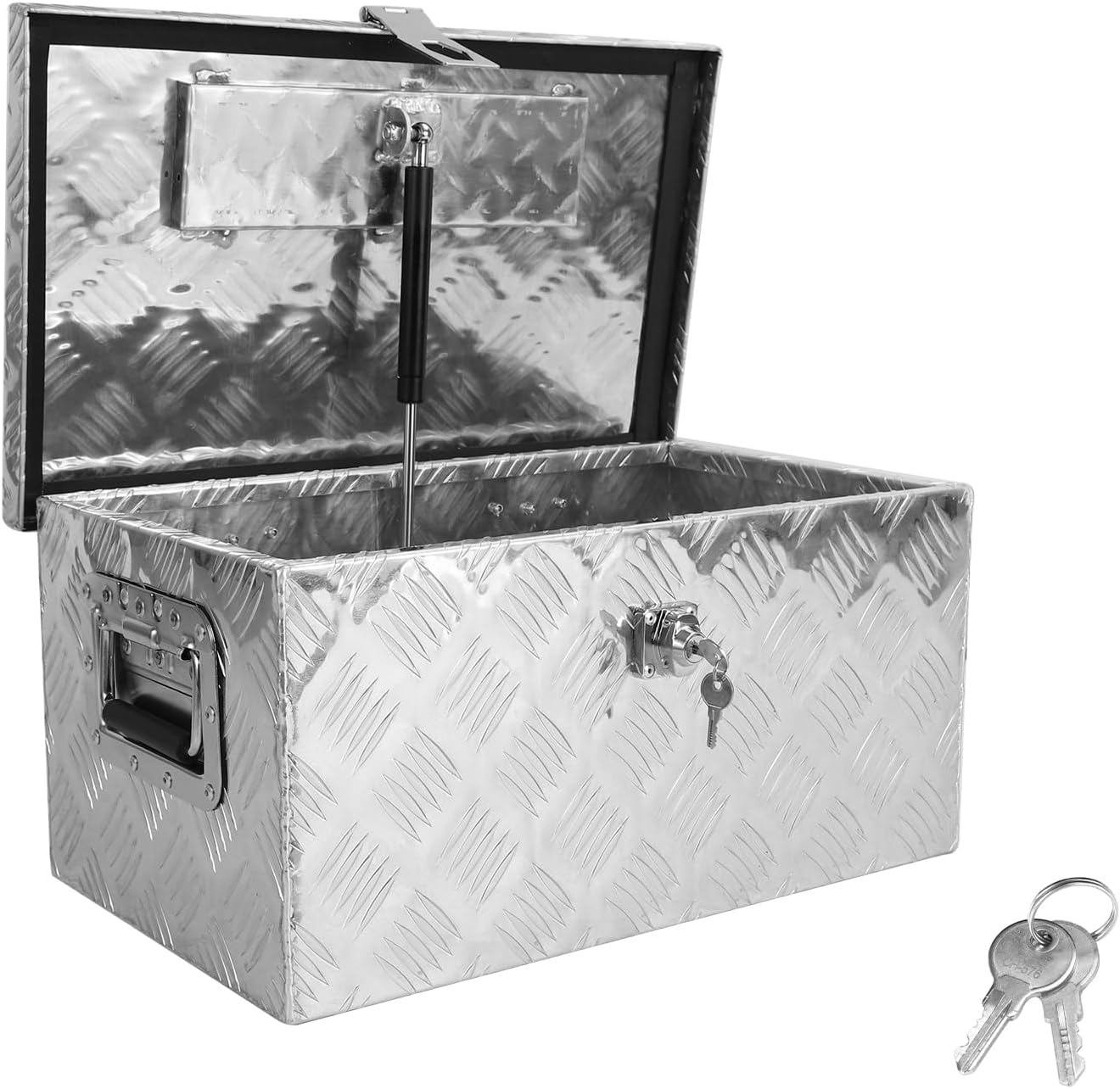 Amazon.com: BLACKHORSE-RACING 20 Inch Aluminum Truck Tool Box with Side ...