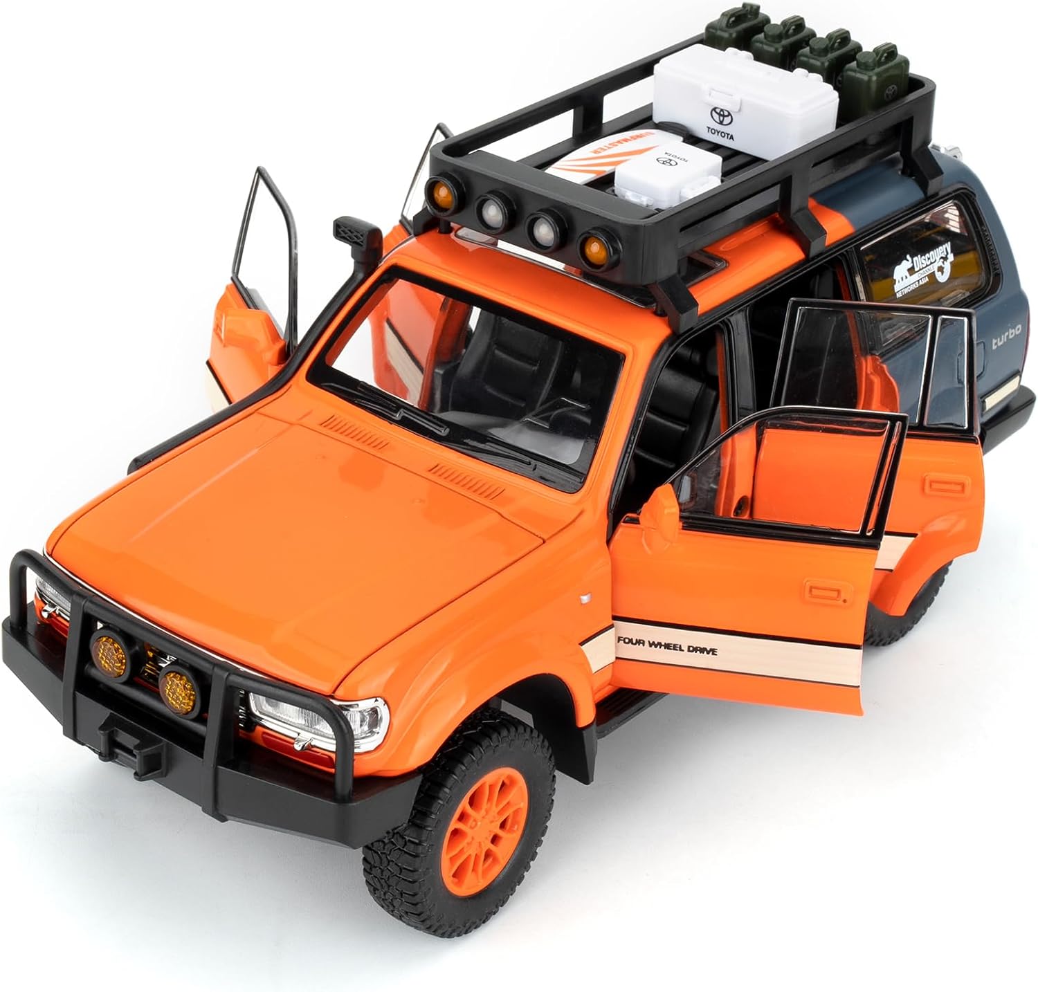 Amazon.com: WAKAKAC Toy Car Compatible for 1:24 Land Cruiser LC80 Model ...