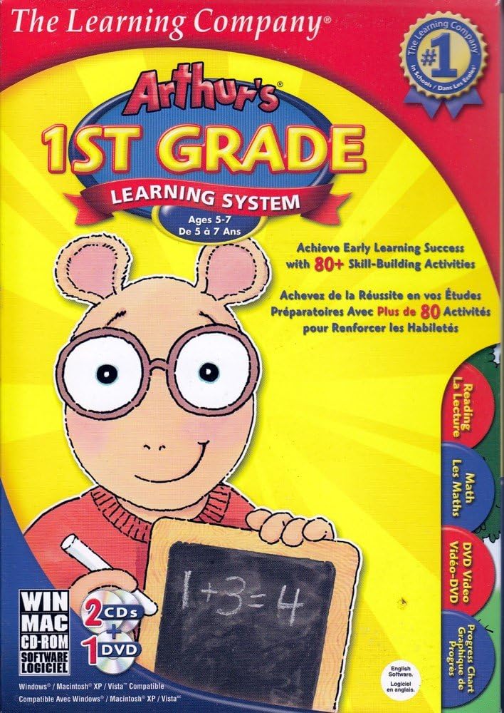Amazon.com: TLC Arthur's 1st Grade Learning System 2009 [Old Version ...