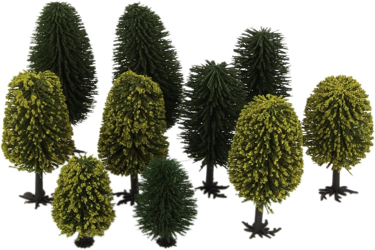 Amazon.com: Noch 26401 6.5-11 cm High Deciduous Trees Landscape ...