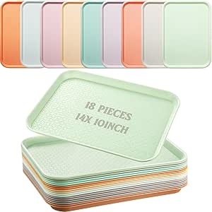 Amazon.com: Dandat 18 Pieces Scratch Resistant Basket Weave Plastic ...