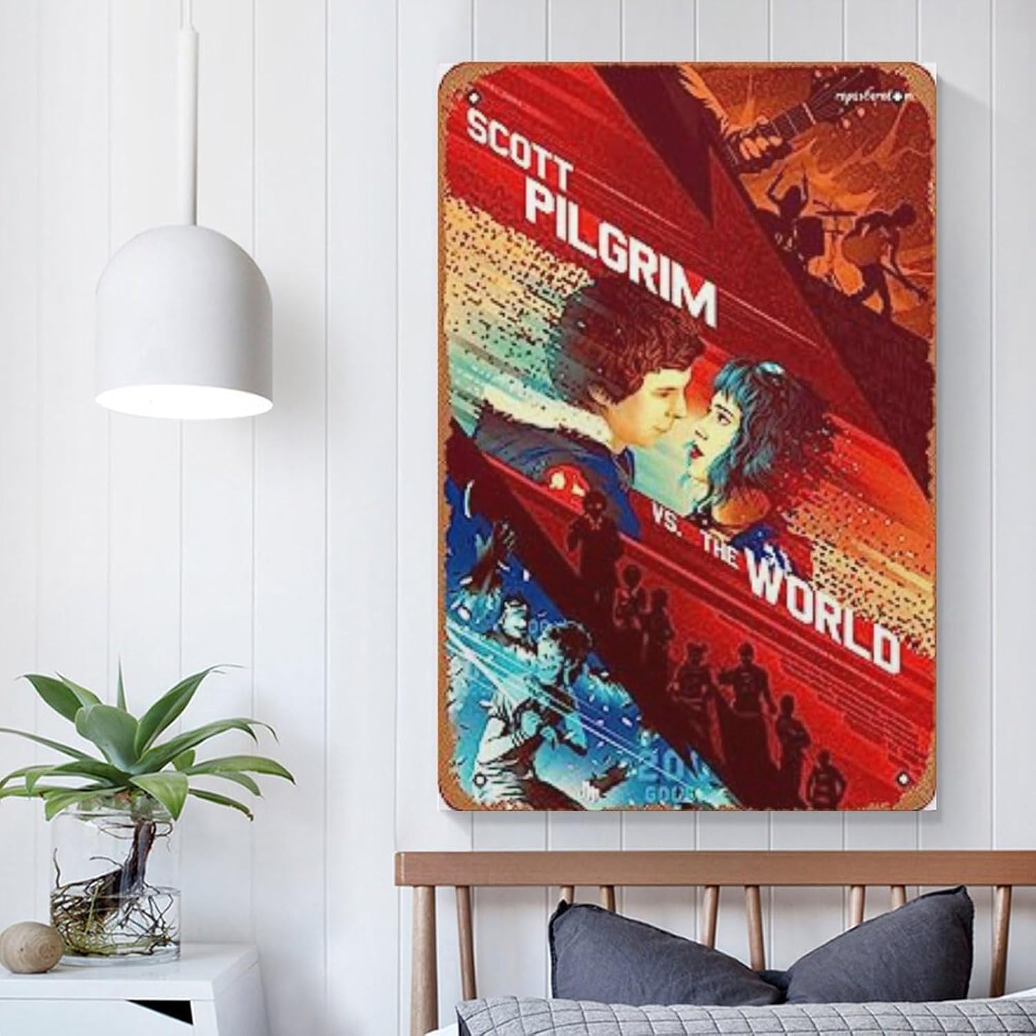 Scott Pilgrim Vs. The World Classic Movie Poster (3) Painting On Canvas Wall Art Poster Scroll ...