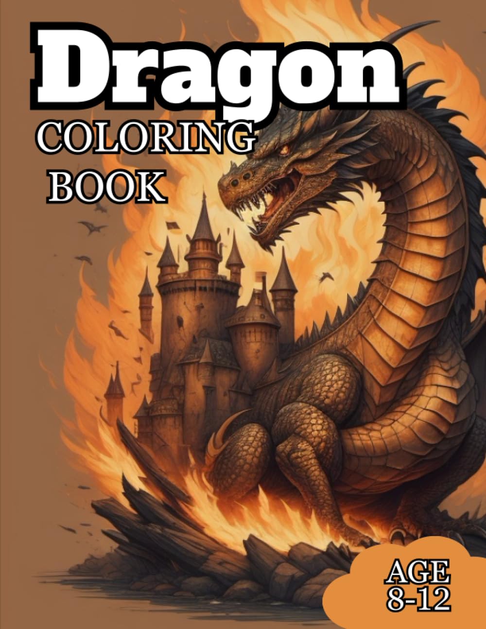 Amazon.com: Dragon coloring book: Amazing Dragon Coloring Book for ages ...