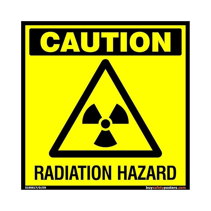 Buy buysafetyposters.com - Radiation Hazard Sign In English - PVC ...