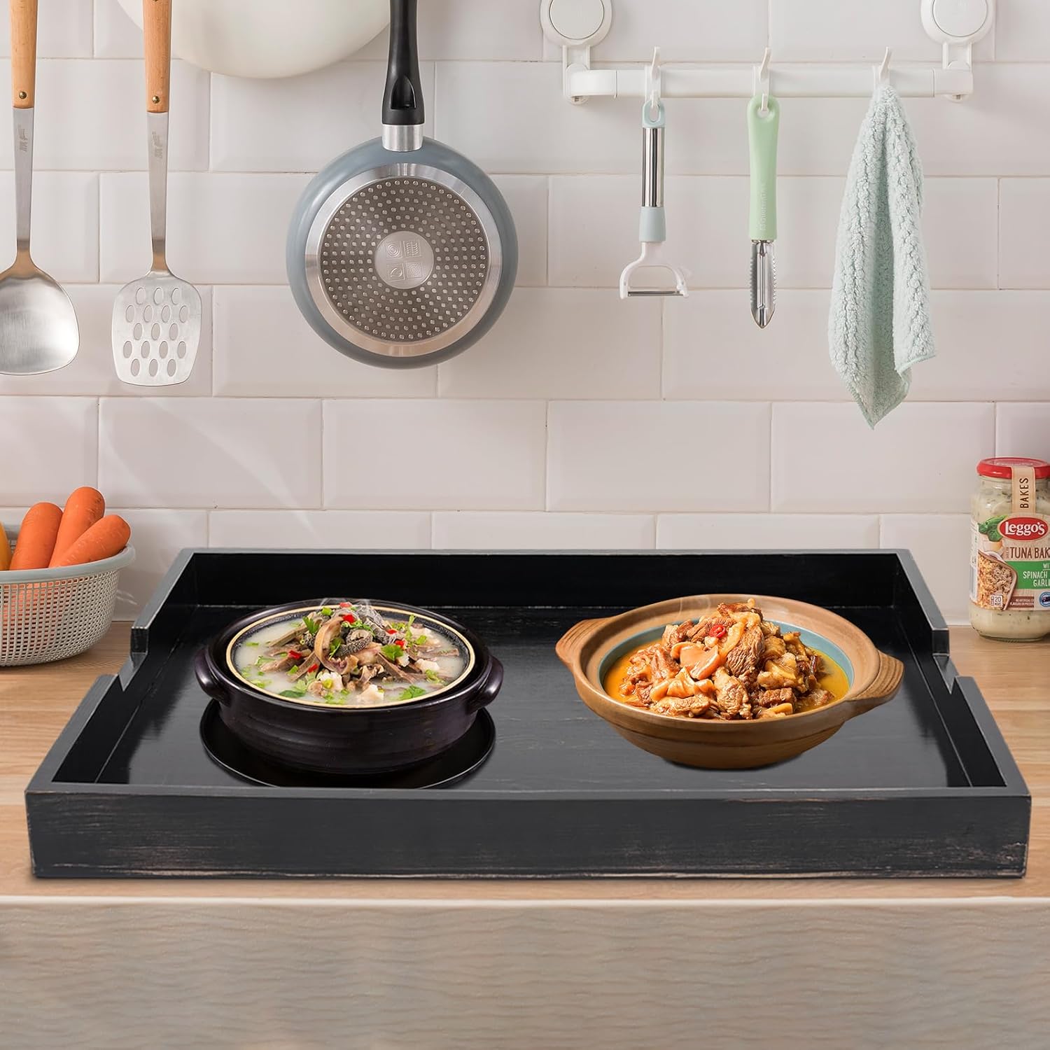 Amazon.com: Noodle Board Multiple Wood Stove Top Covers for Electric ...