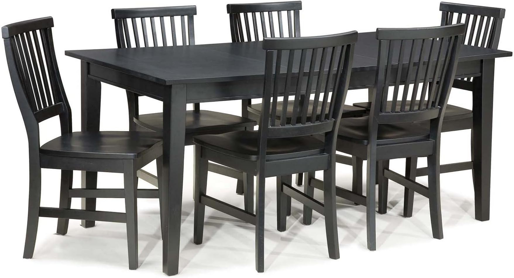 Amazon.com - Lexicon Dining Table Set for 6 with Chairs, Solid Wood 7 ...