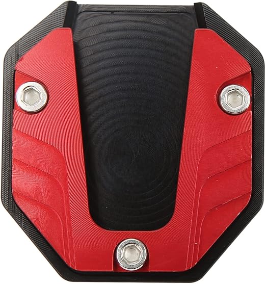 Amazon.com: Estink Motorcycle Side Stand Plate Pad, Aluminium Alloy ...
