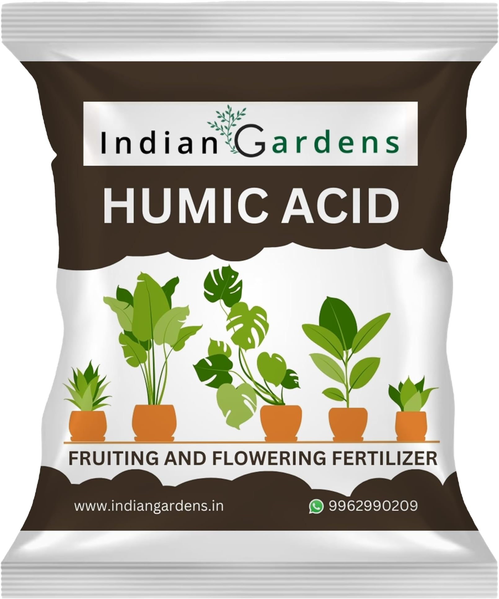 Indian Gardens Humic Acid Fertilizer for Plants - 1 Kg : Amazon.in ...