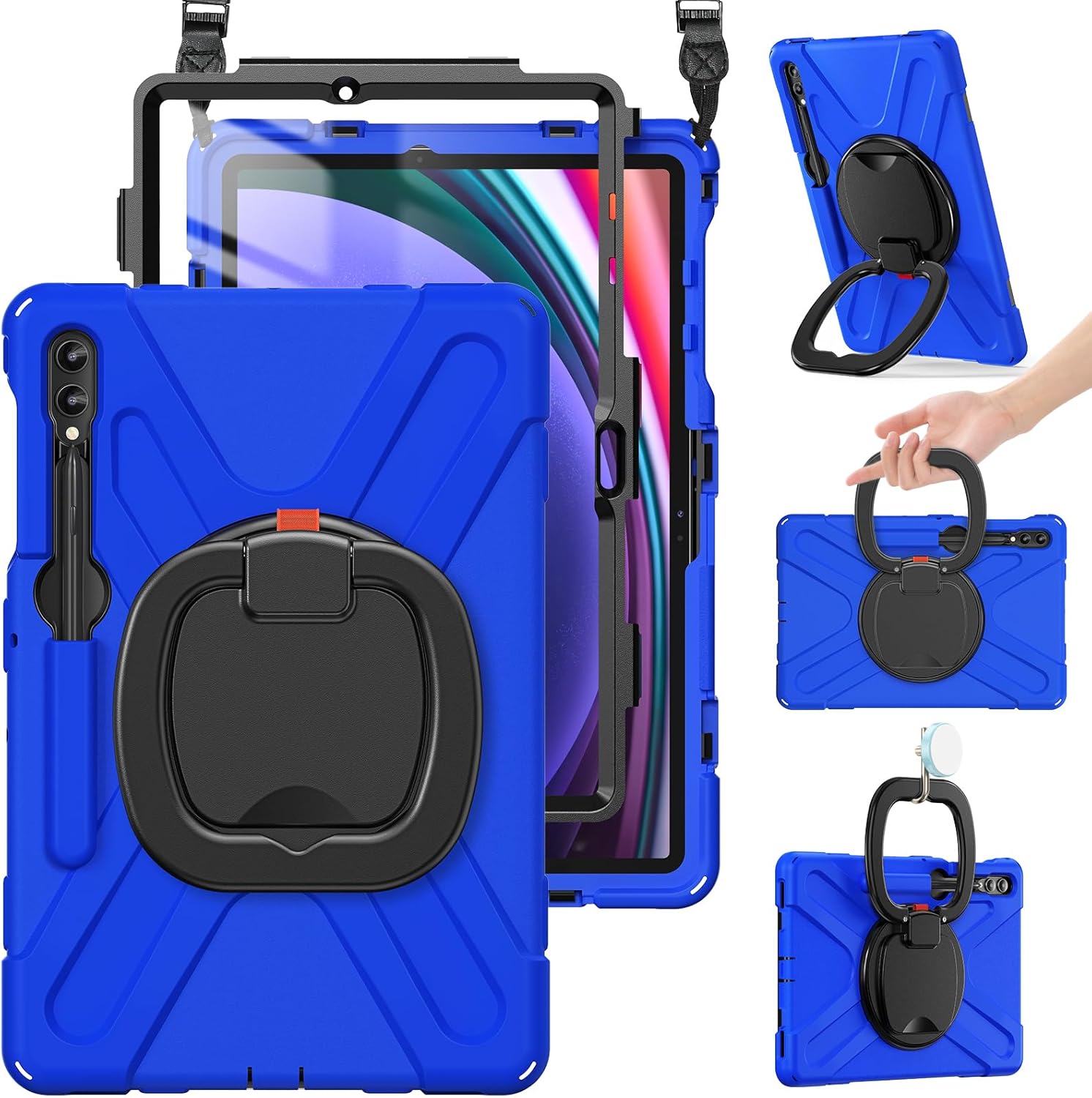 Amazon.com: BRAECN Case for Galaxy Tab S10+/S9 FE+/S9+/S8+/S7 FE/S7+ 12 ...