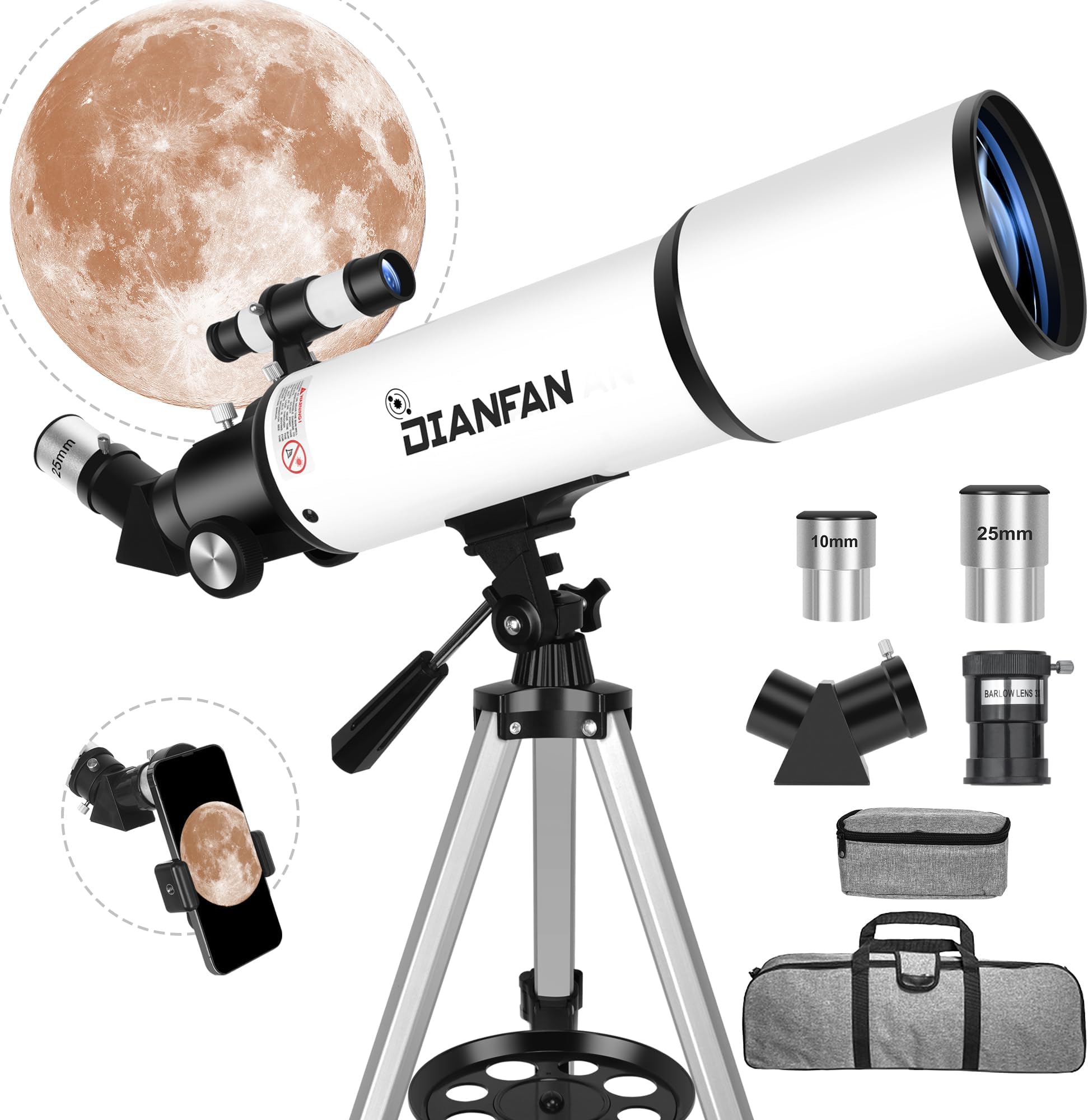 Celestron 21038 Travel Scope 50 Telescopio rifrattore portatile con ...