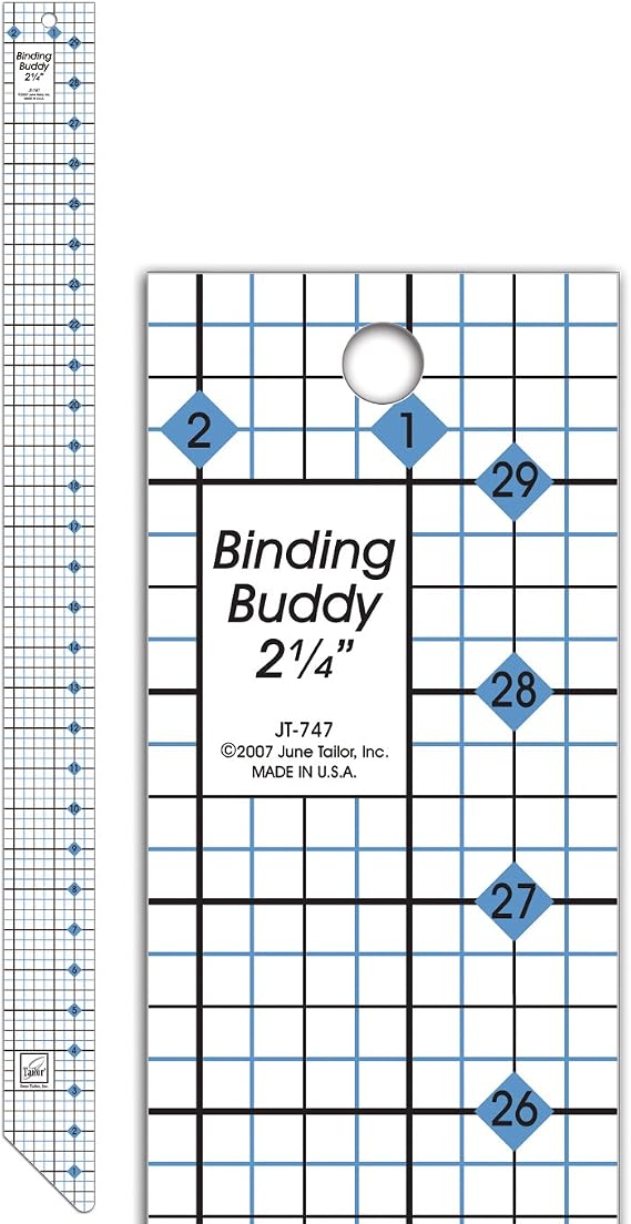 Amazon.com: June Tailor Binding Buddy 2 1/4'' Ruler