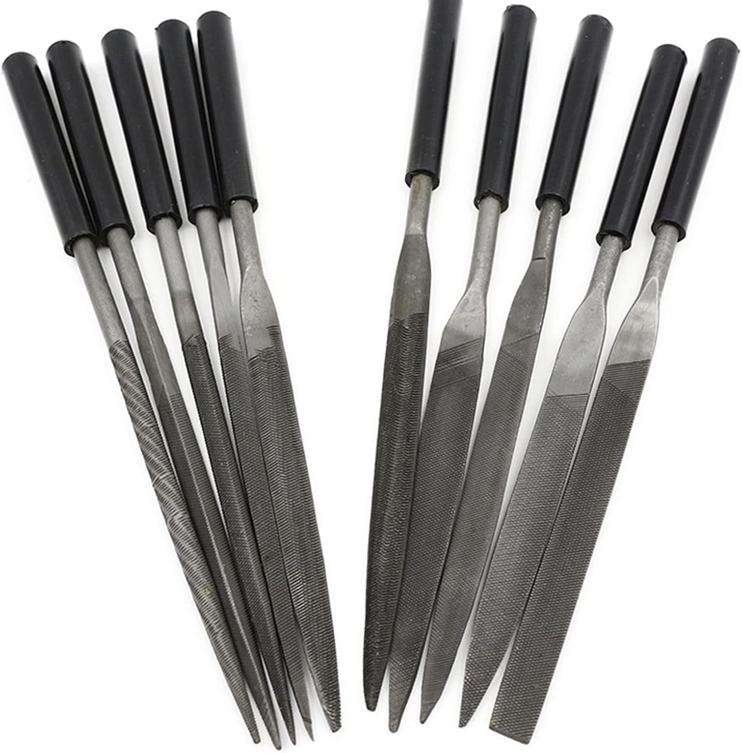 Maizoon File Set Mini Multifunction Small Files 10 Pieces High Carbon ...