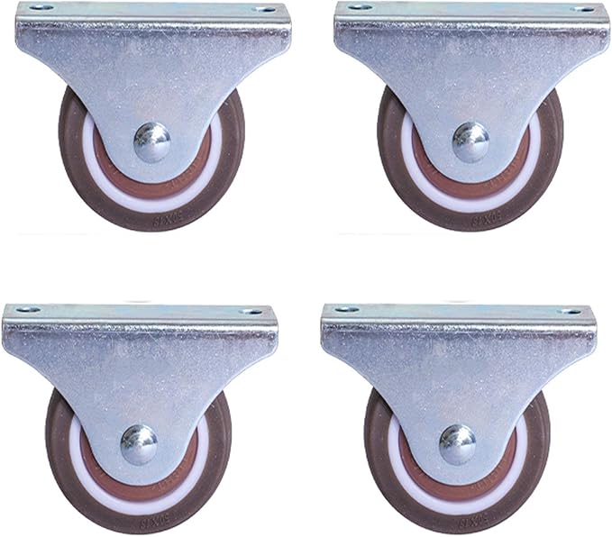 4 Pcs Rotelle Per Mobili Ruote Ruote Per il Cassetto Sotto il Letto ...