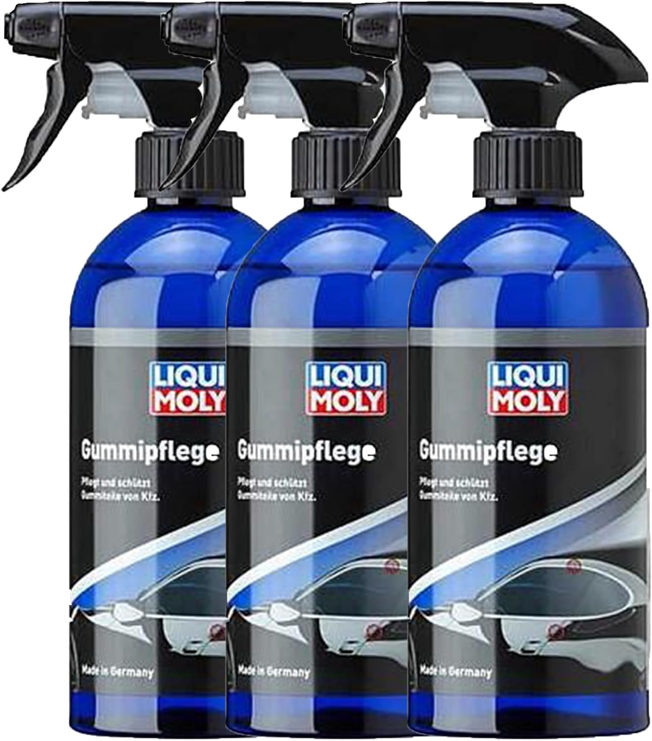 Car Rubber Care Spray Restorer Trim Door Window Seal Cleaner 3x500ml ...