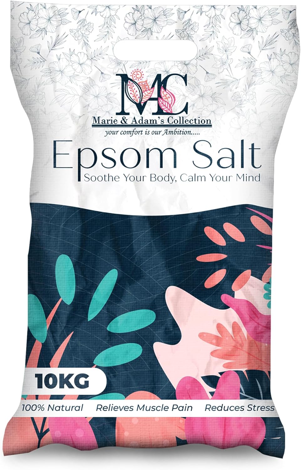 Pure Epsom Salts 10kg, Total Body Therapy, 100% Pure Premium Quality Magnesium Sulphate ...