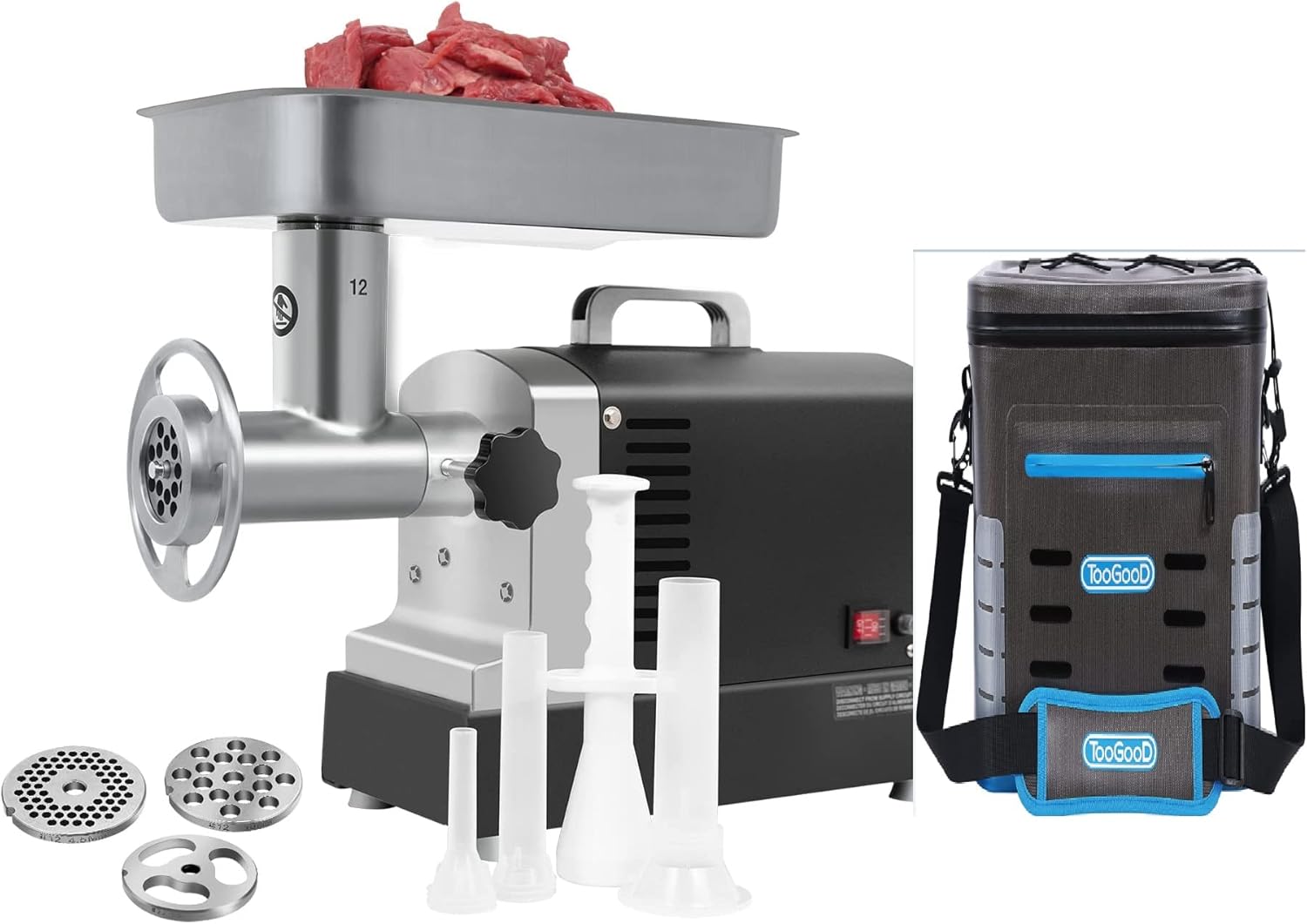 Amazon.com: Toogood Electric Commercial Meat Grinder, Heavy Duty Meat ...