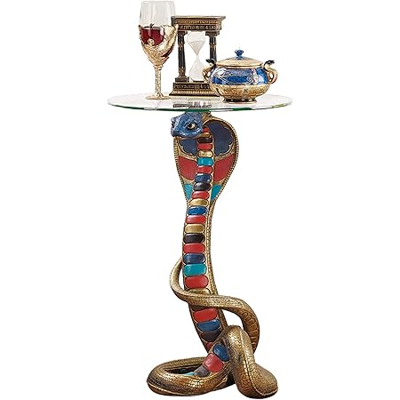 Amazon.com: Design Toscano Renenutet Egyptian Cobra Snake Goddess Side ...