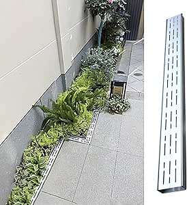 LNNW Drainage Channel Cover Stainless Steel Gutters, Narrow Gutters ...