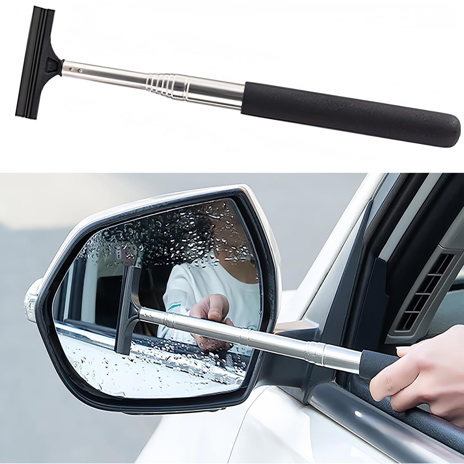 Window Squeegee, Car Window Scraper, Wing Mirror Squeegee, Car ...
