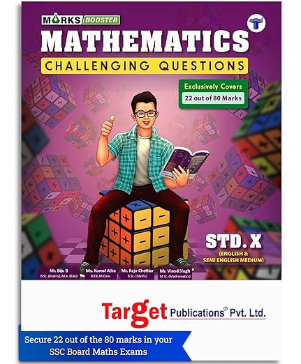 Std 10 Maths Challenging Questions Book | Mathematics Chapterwise ...