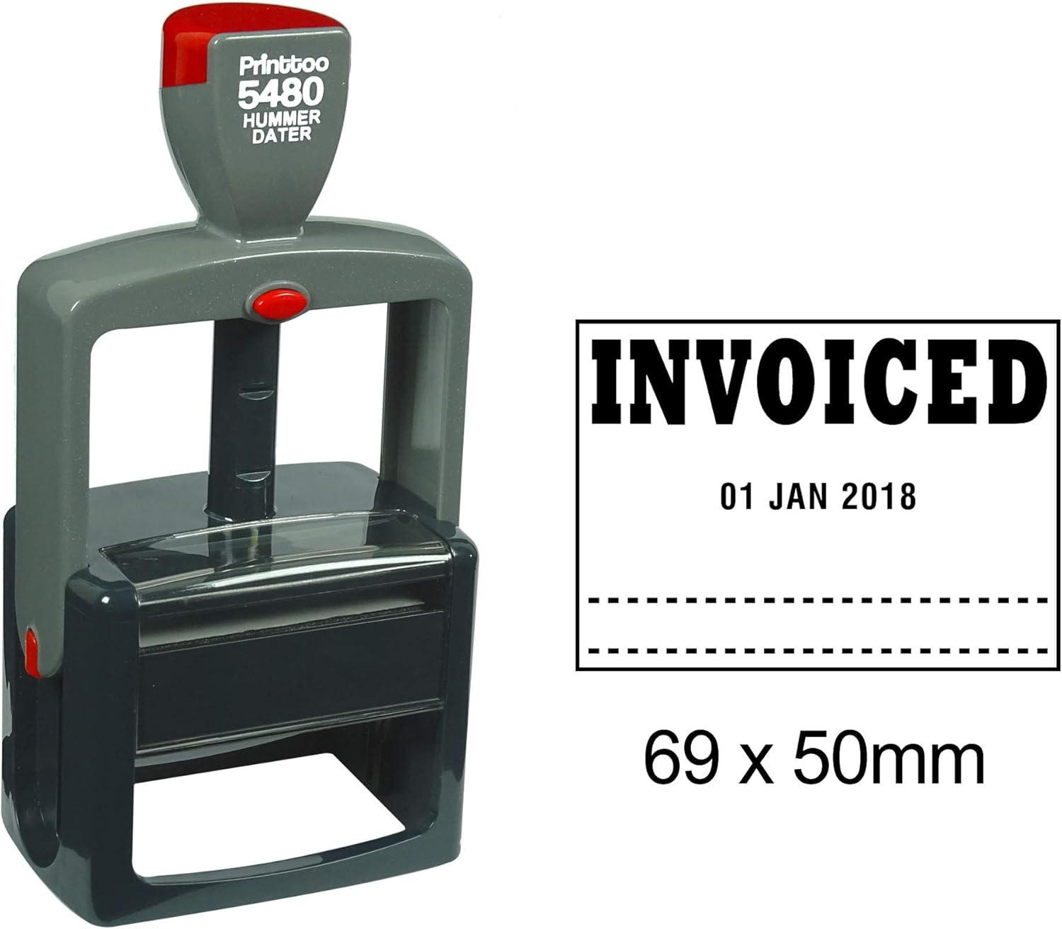 Amazon.com : Printtoo Office Stationery Heavy Duty Dater Stamp with ...