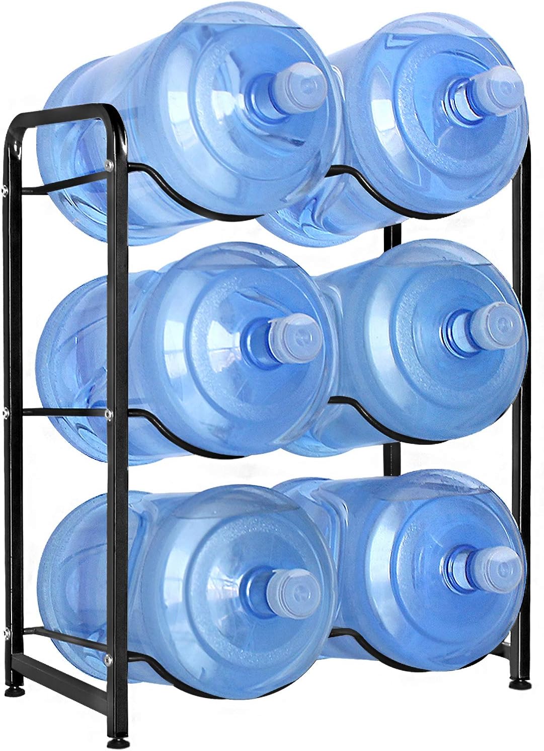 UMORNING 5 Gallon Water Bottle Holder, 3-Tier Water Cooler Jug Rack for ...