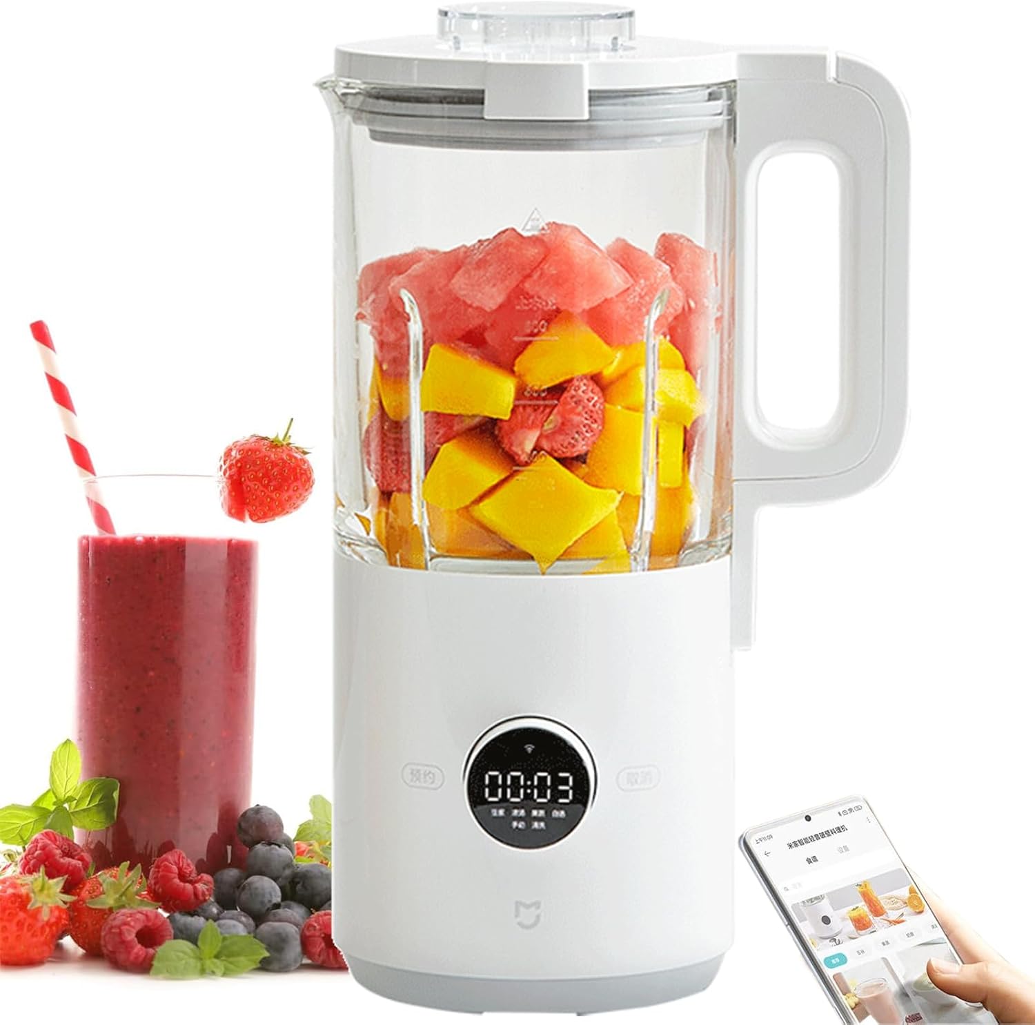 Xiao MI MIJIA Soy Milk Maker, Smart Blender Food Processor Nutmilk ...