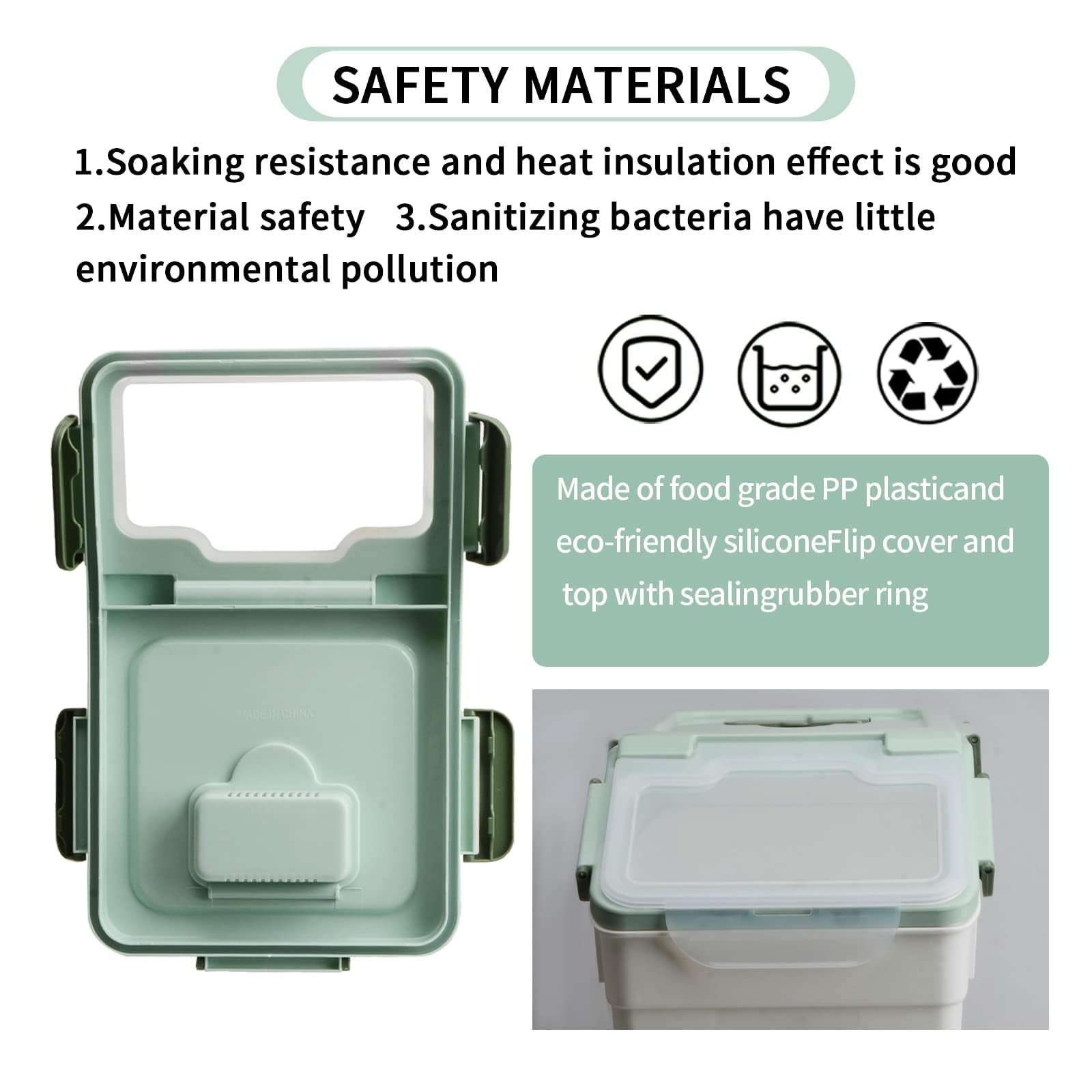 Snapklik.com : Airtight Flour Storage Container Bin 25lbs (4 Pack) BPA ...