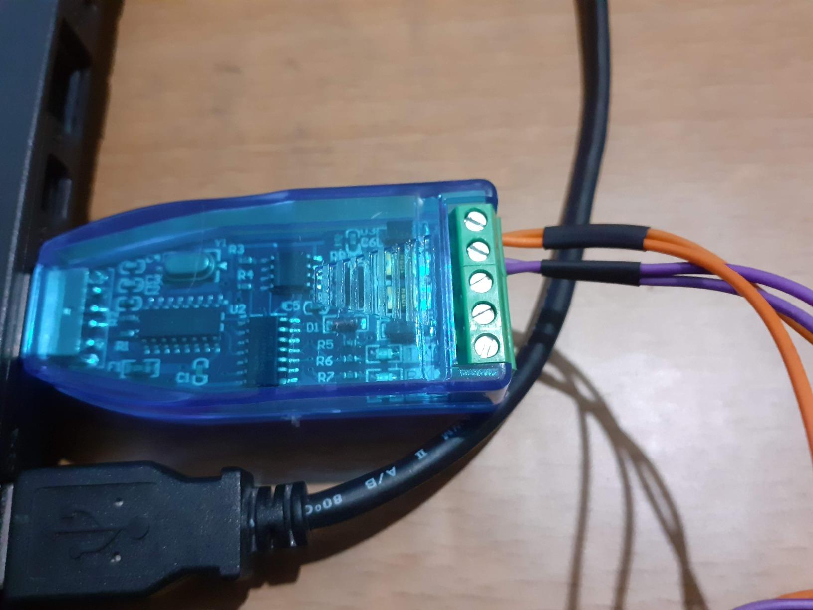 xcluma DC 5V Industrial CH340 USB to RS485 Converter Communication ...