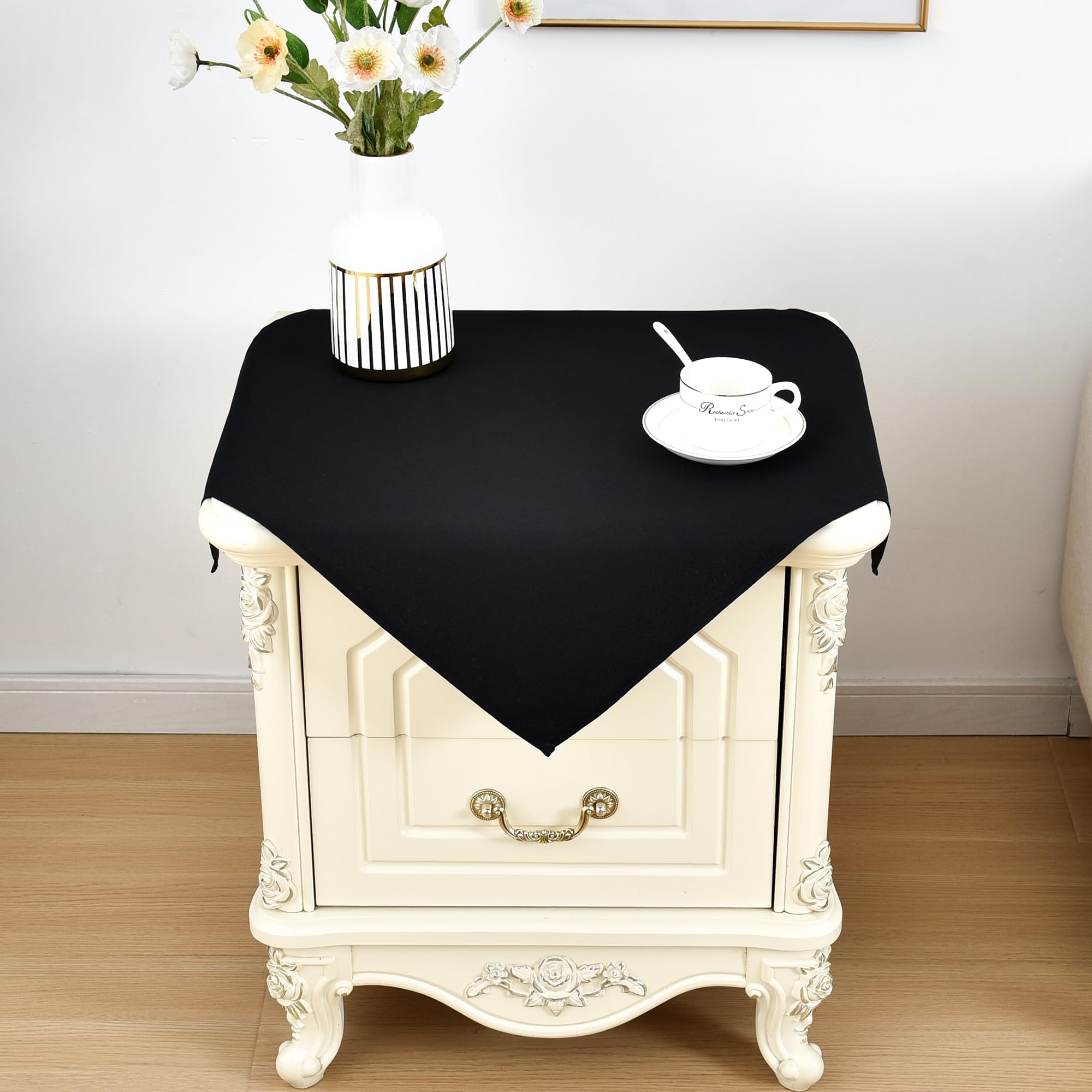 Amazon.com: Nacuci Small Square Tablecloth 24x24 Inch Washable ...