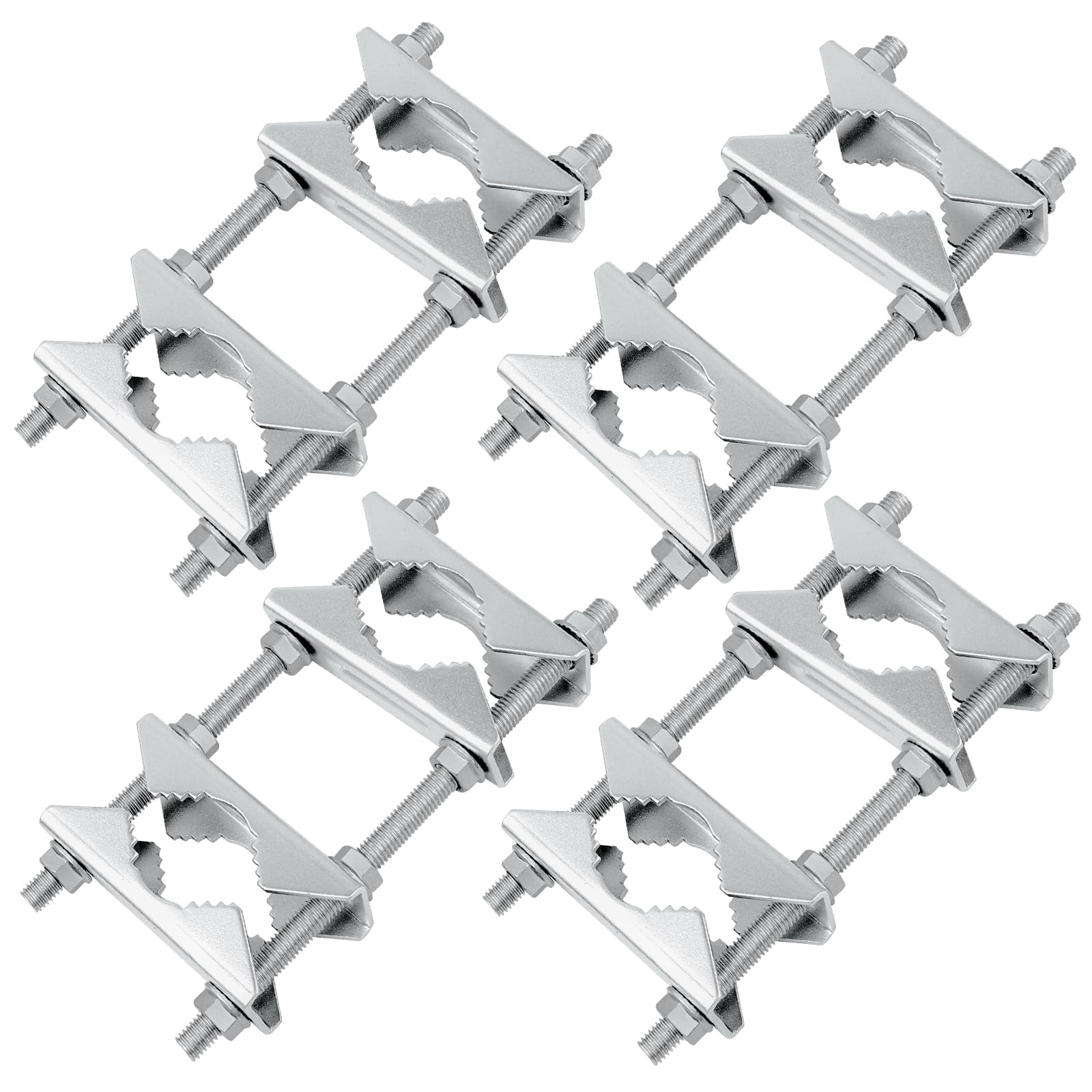 Amazon.com: 4 Pack Antenna Mast Clamp 2 inch Pole to Pole Mounting Kits ...