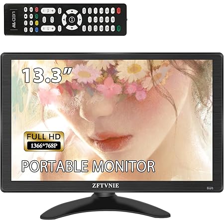 Amazon.com: Pisichen Portable Small Monitor 13.3 inch Mini HDMI Monitor ...