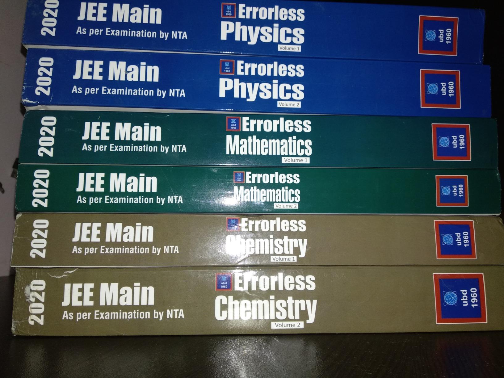 Buy UBD 1960 Errorless Mathematics for JEE Mains Latest 2020 Edition as ...