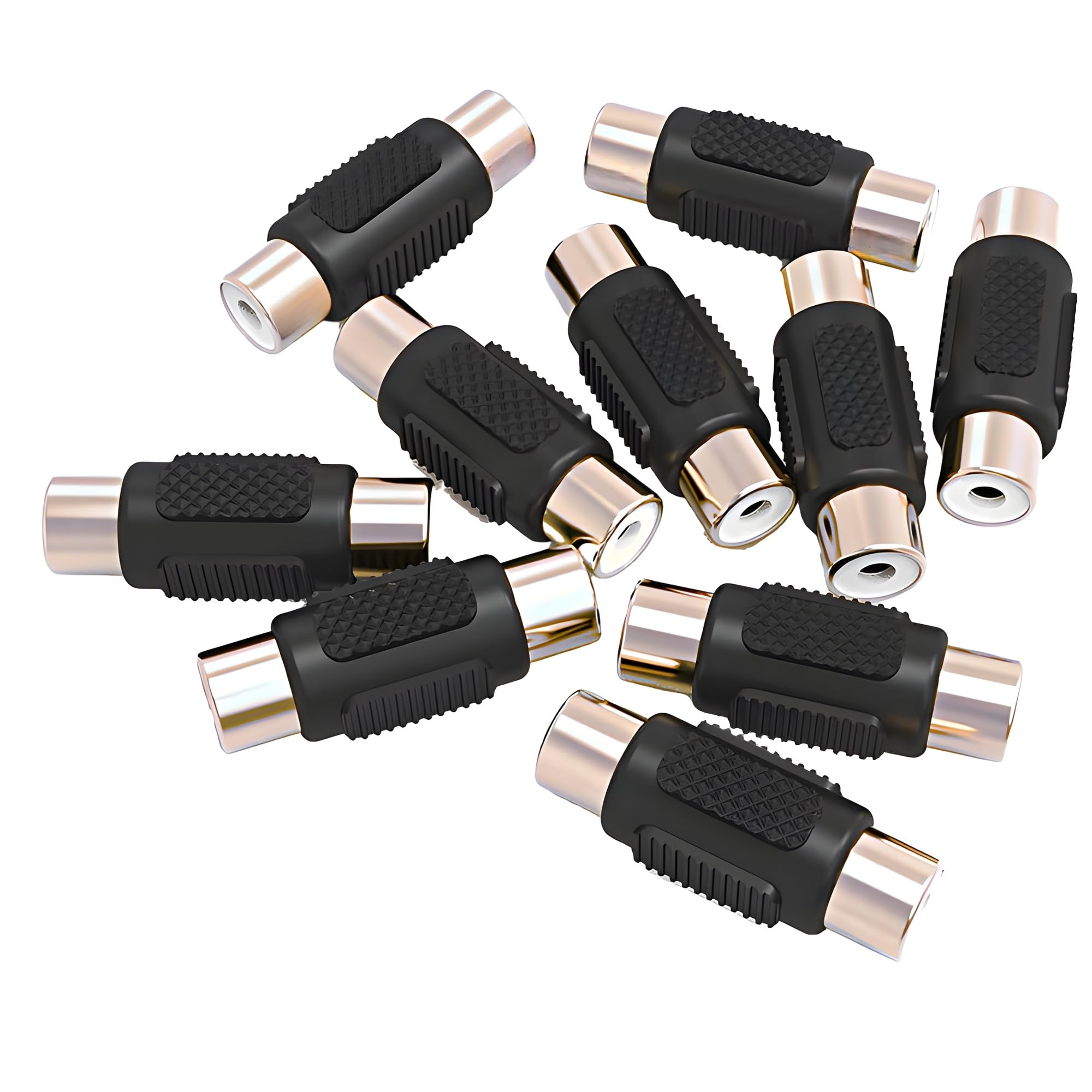 Amazon.com: JacobsParts RCA Female to Female Coupler Audio Video ...