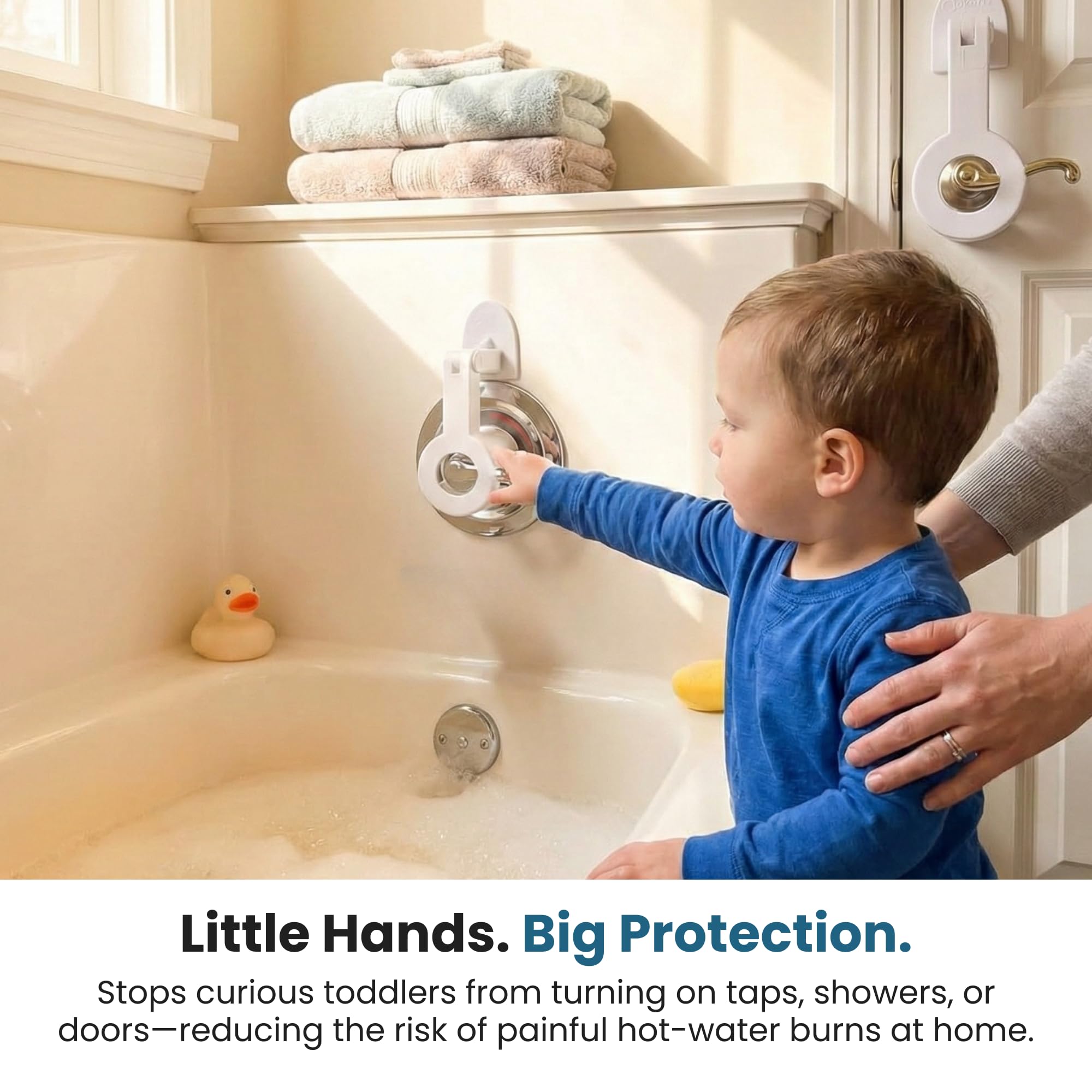 Snapklik.com : Child Safety Guard Multi-Use Lock For Sink, Shower, And ...