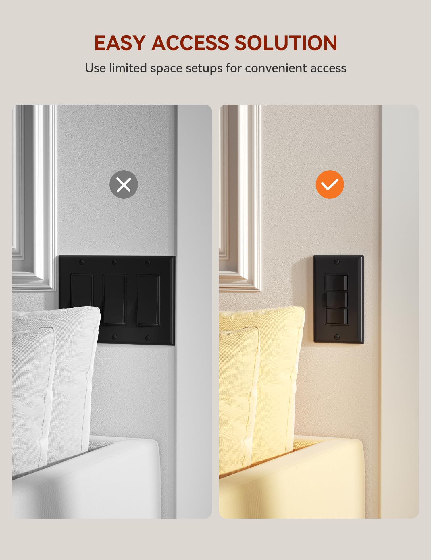 Snapklik.com : AIDA Single Pole Triple Paddle Rocker Decorator Light ...