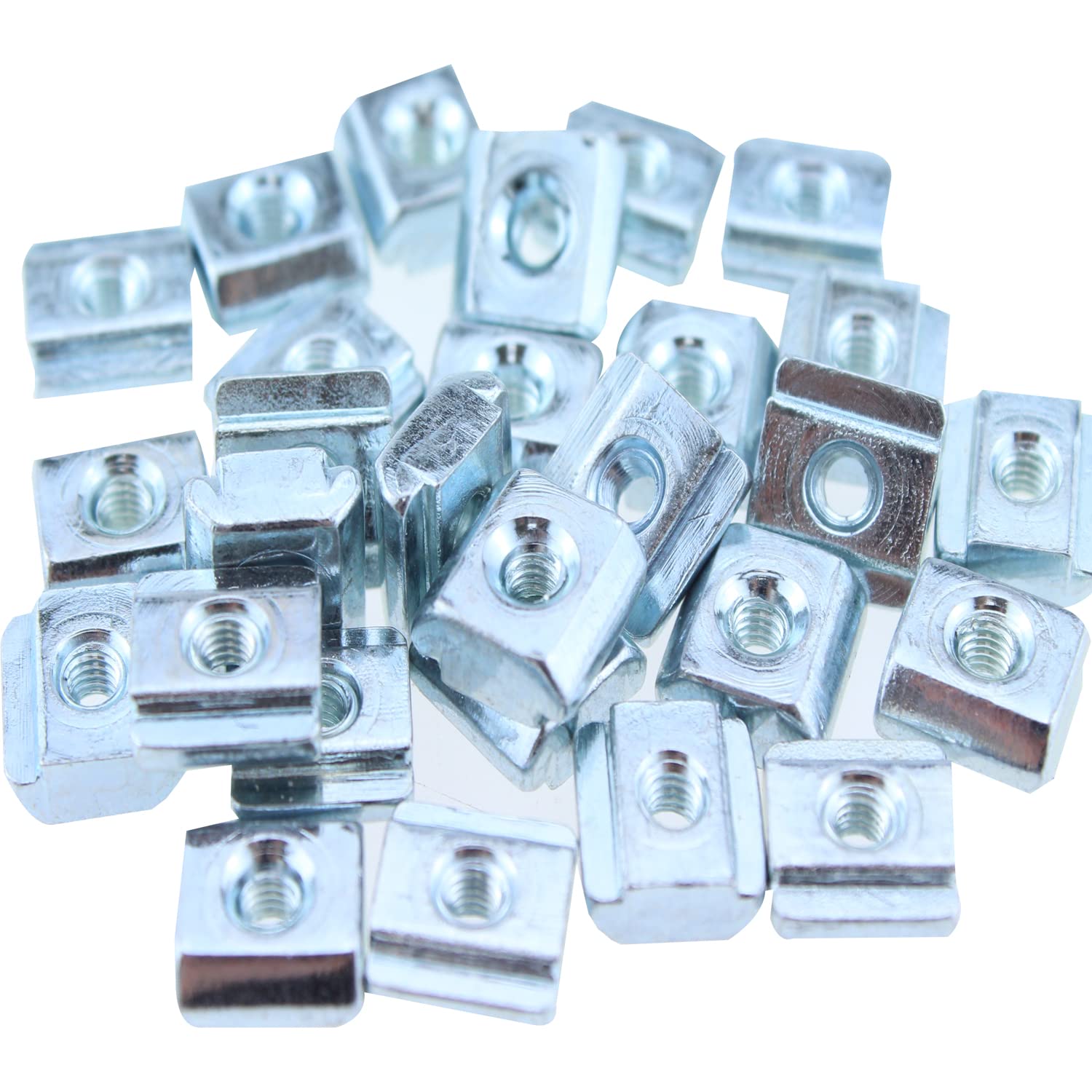 Amazon.com: 2020 Series T Sliding Nut SQXBK 100PCS M3 Thread Slide in T ...
