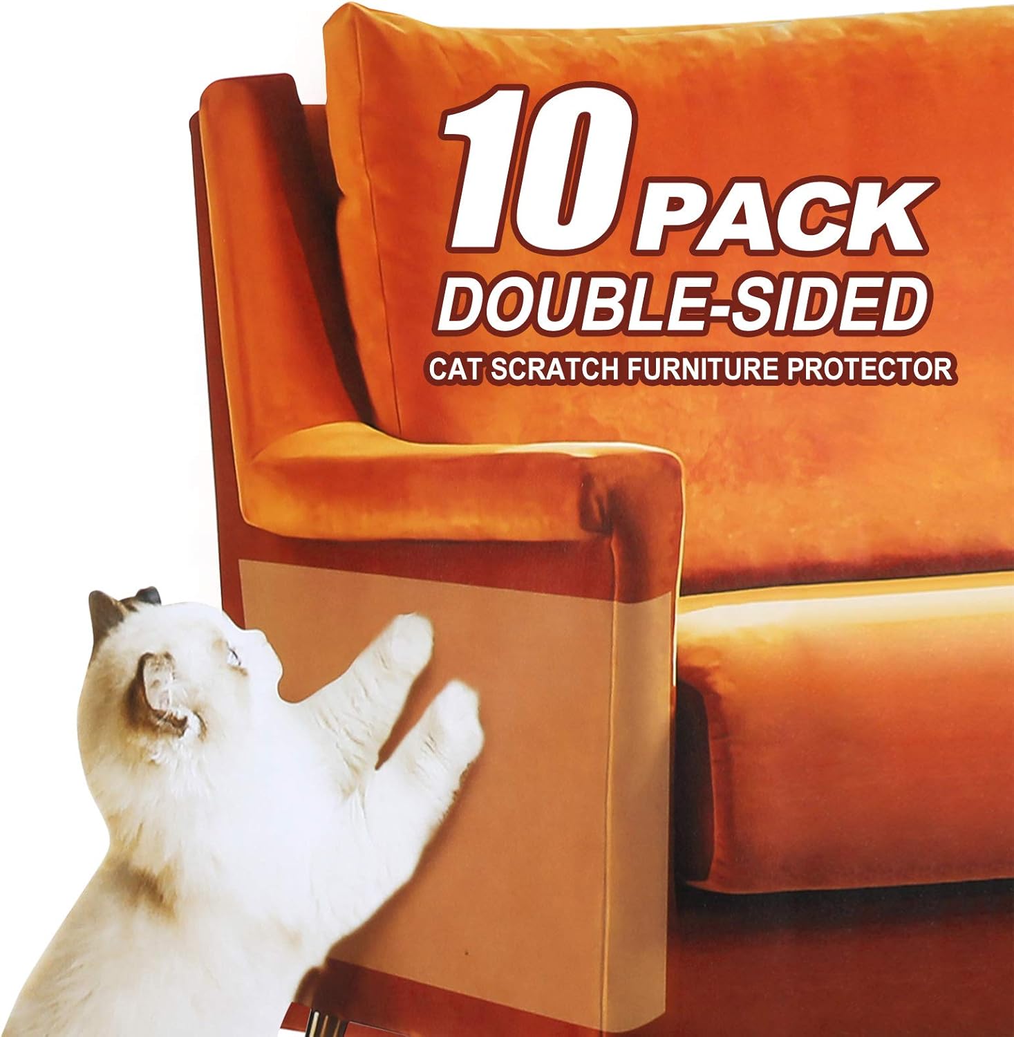 Amazon.com : MILIFUN Cat Scratch Tape, Cat Tape for Furniture, Double ...