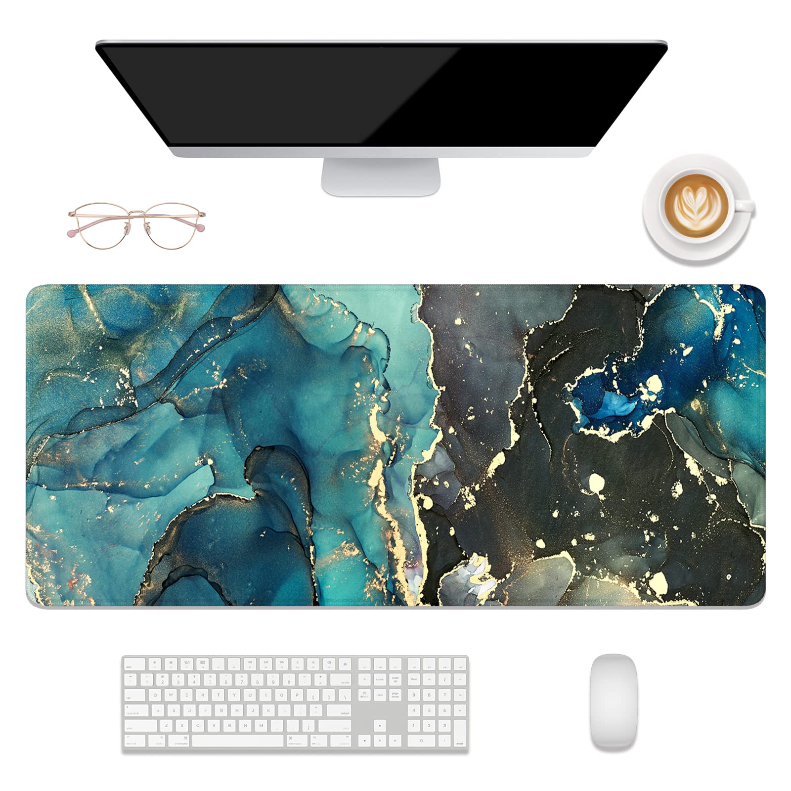 Snapklik.com : Desk Mat, 32" X 12" XXL Extended Large Gaming Mouse Pad ...