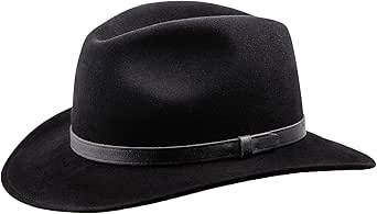 Sterkowski Redwood Wool Felt Wide Brim Fedora Hat at Amazon Men’s ...