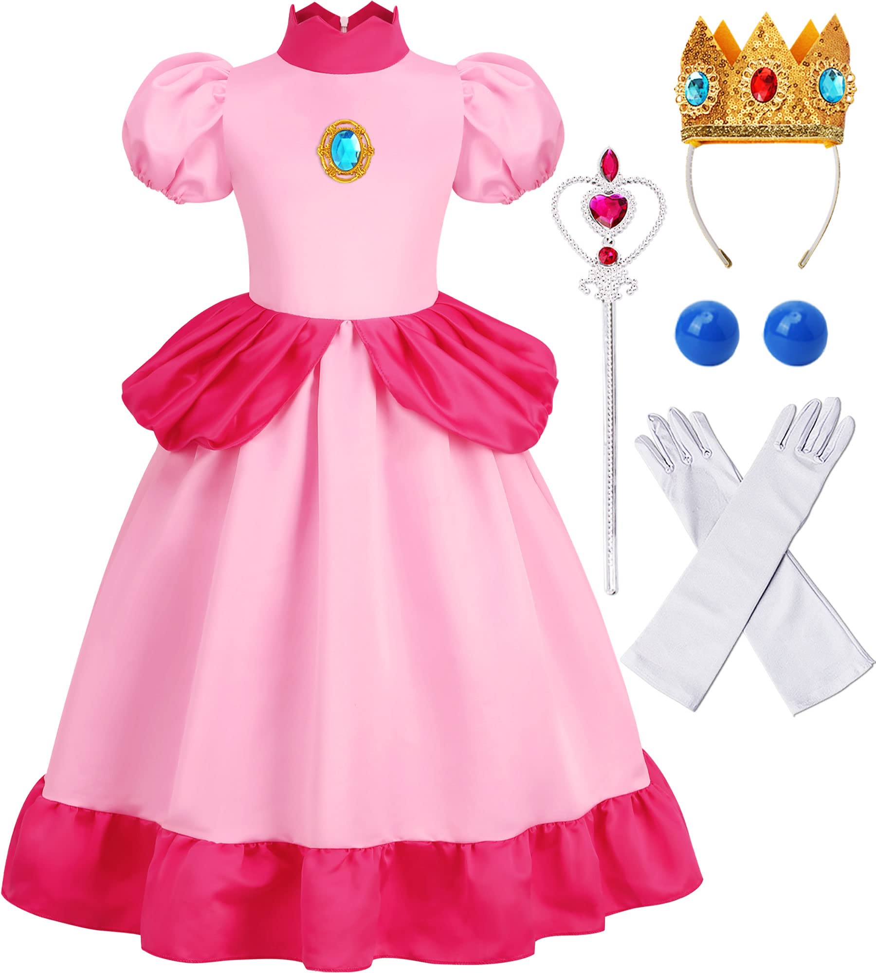 CONGRU Princess Peach Costume...B0C2HGRD8Y | Encarguelo.com