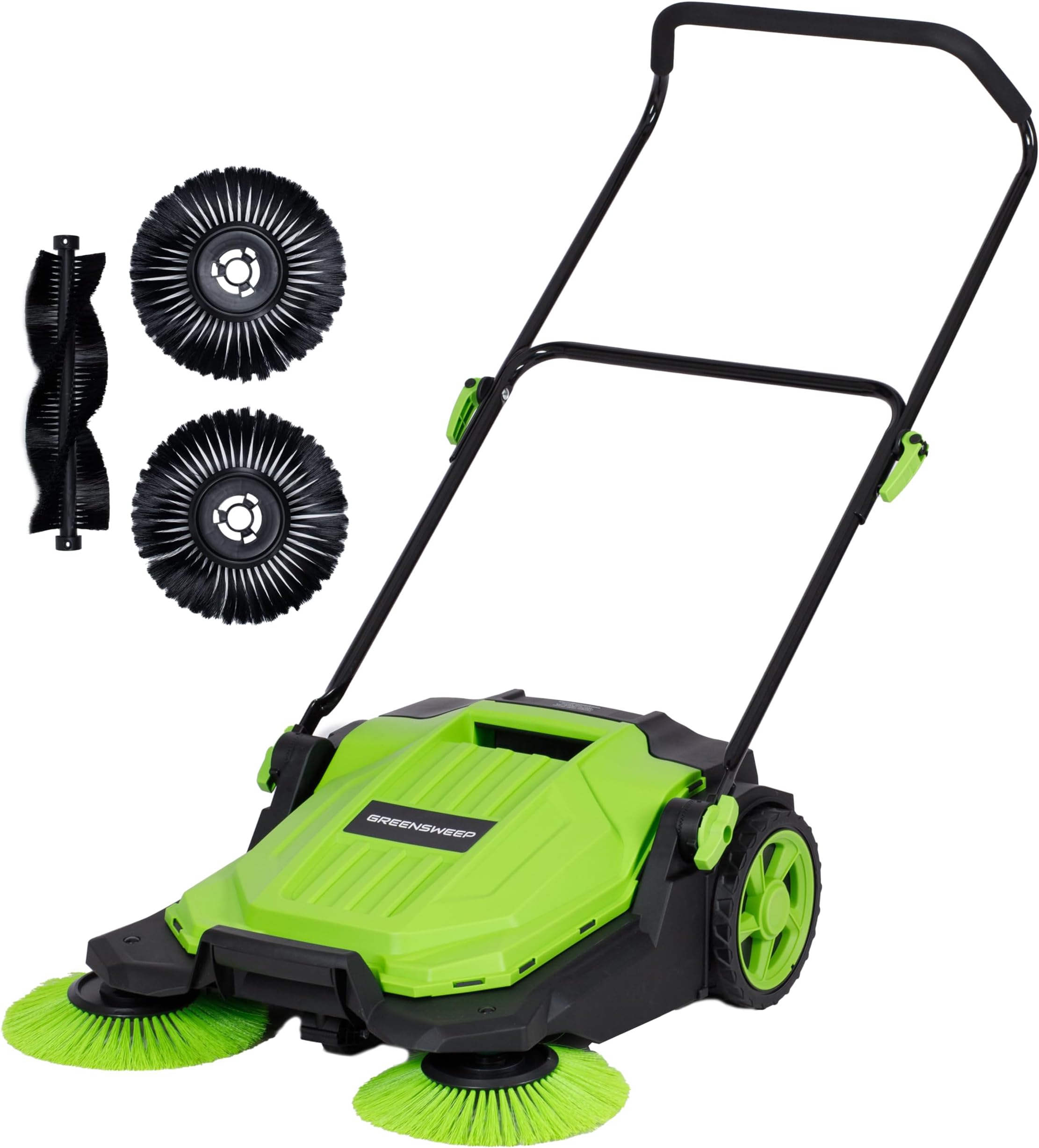Amazon.com - SANITMAX Walk-Behind Manual Push Floor Sweeper - 6.6 ...