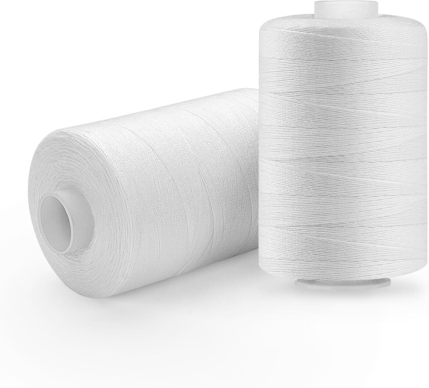 Amazon.com: ilauke Sewing Thread - 1000 Yard White Polyester Thread for ...