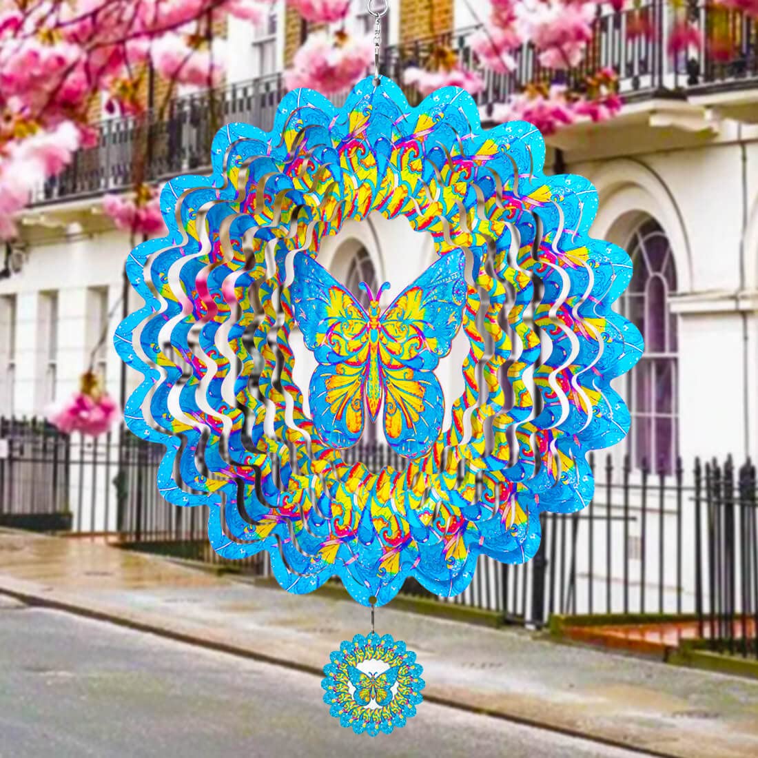 Snapklik.com : Butterfly Wind Spinners For Yard And Garden, 3D Spinning ...