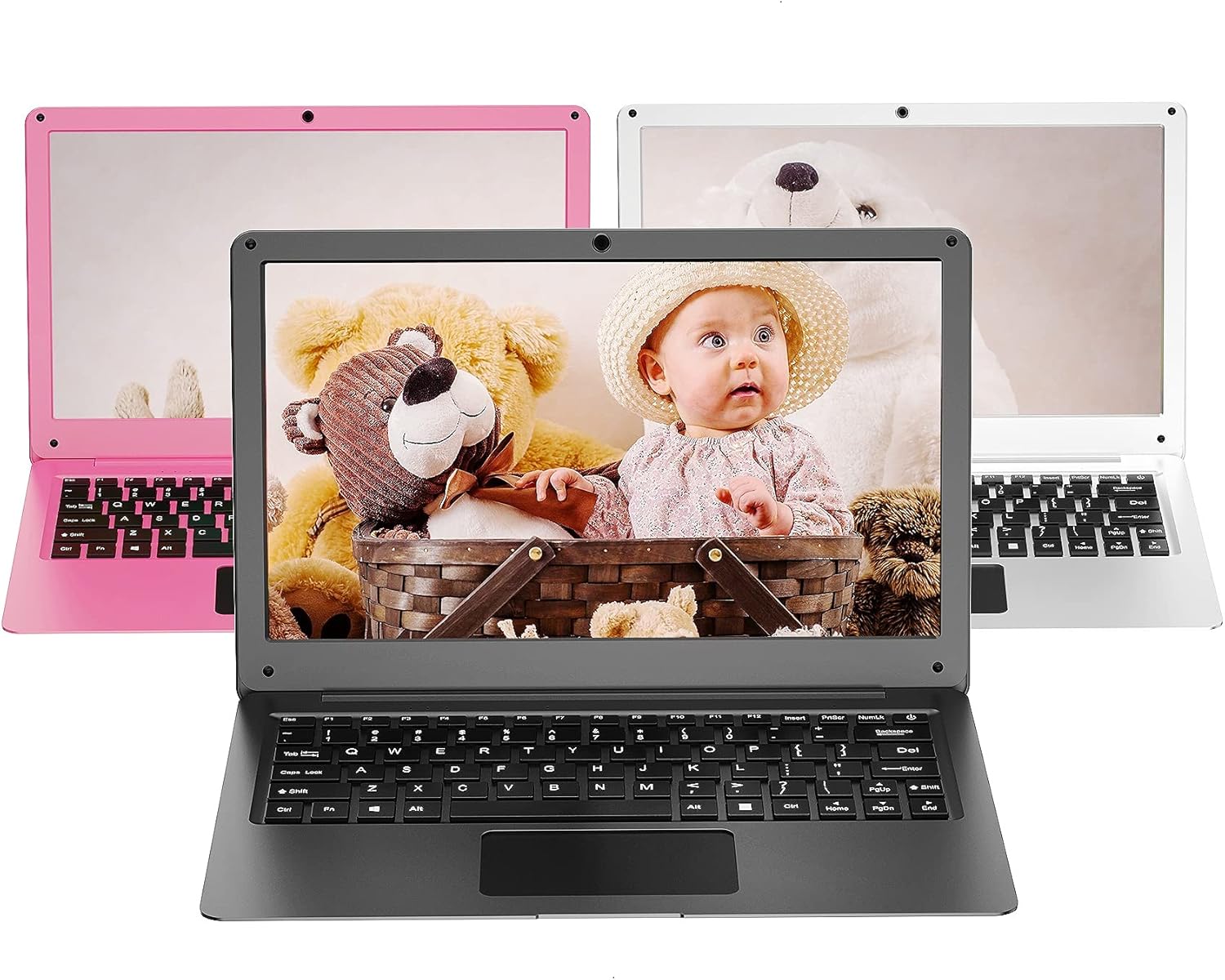 Bigmachine Portable 12.5" HD Laptop Computer 6GB ROM 64GB RAM Windows ...